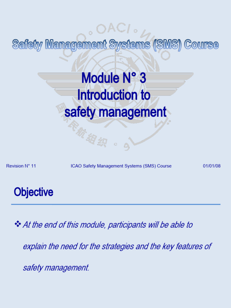 3 SMS Module #3 - Intro To Safety Management ALPHA | PDF | Risk | Databases