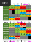Turning Schedule | PDF