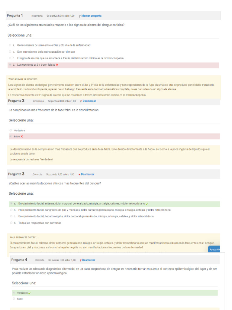 Modulo 3 Respuesta Dengue | PDF