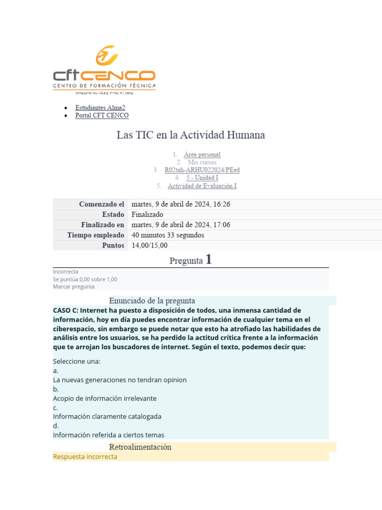 Prueba de Las TIC | PDF | Tecnología de información y comunicaciones ...