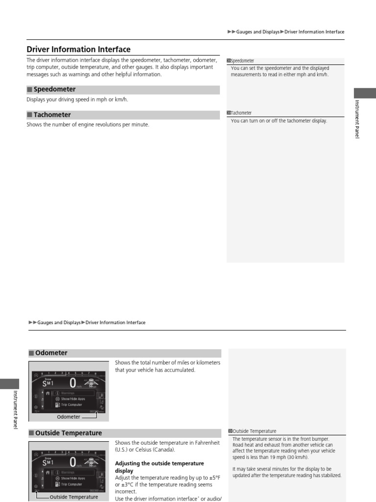 2020 Passport Driver Information Interface (DII) | PDF | Vehicles ...