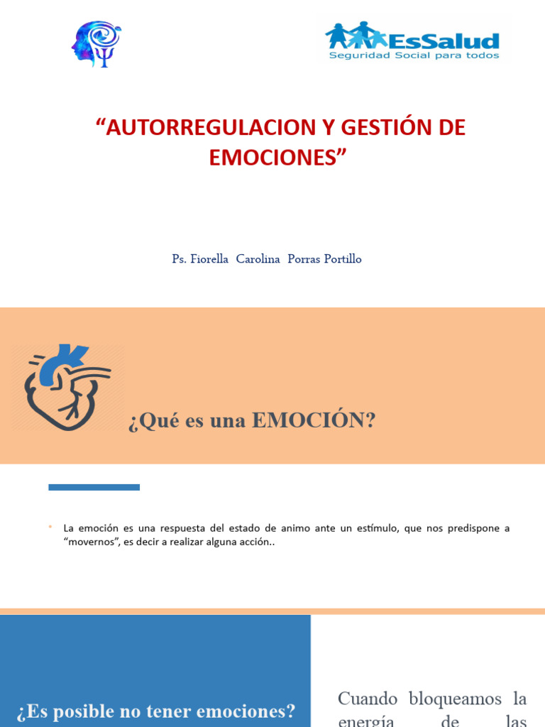 Autorregulacion de Emociones | PDF