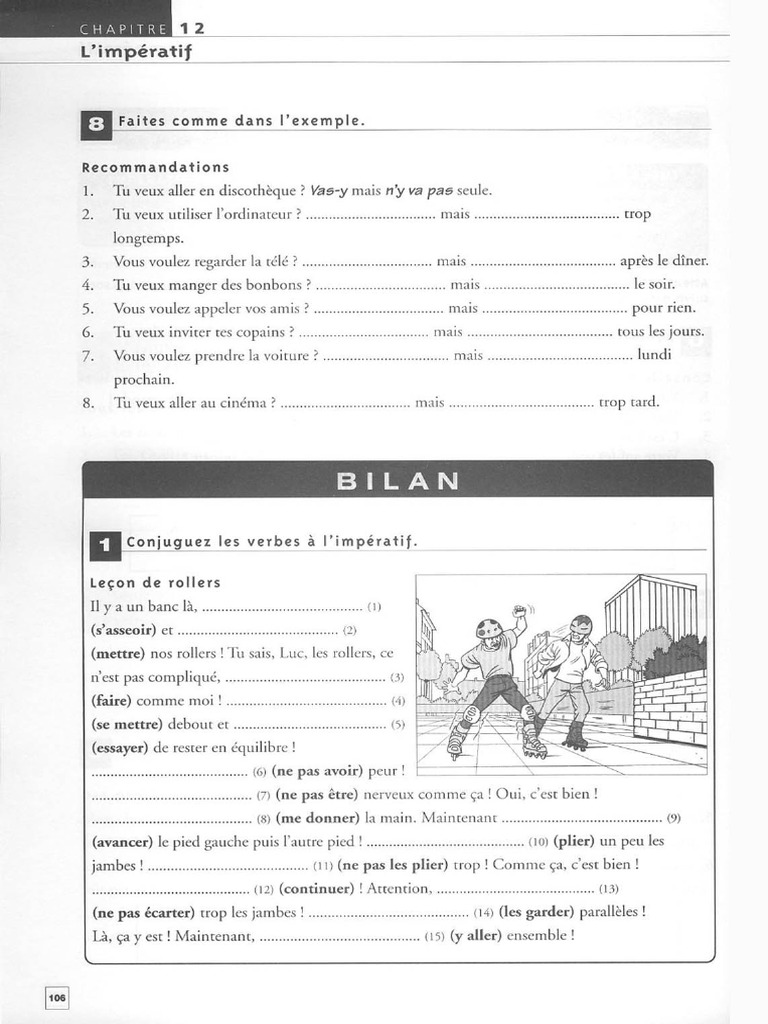 Bilan Imperatif Et Pronoms Complements | PDF