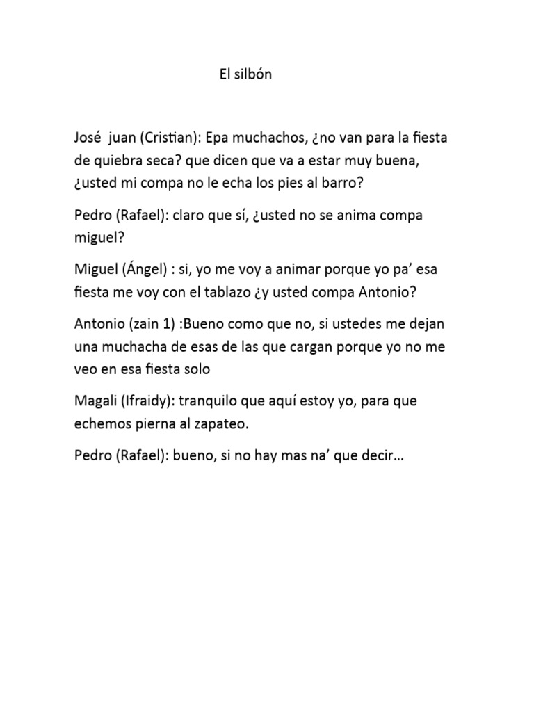 Leyenda corta del Silbón para niños | PDF | Leyendas sobrenaturales ...