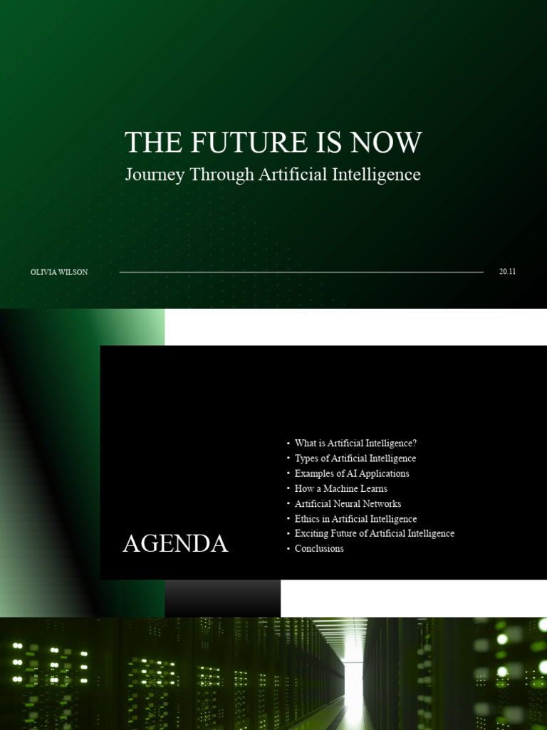 Green Modern Futuristic Artificial Intelligence Presentation | PDF ...