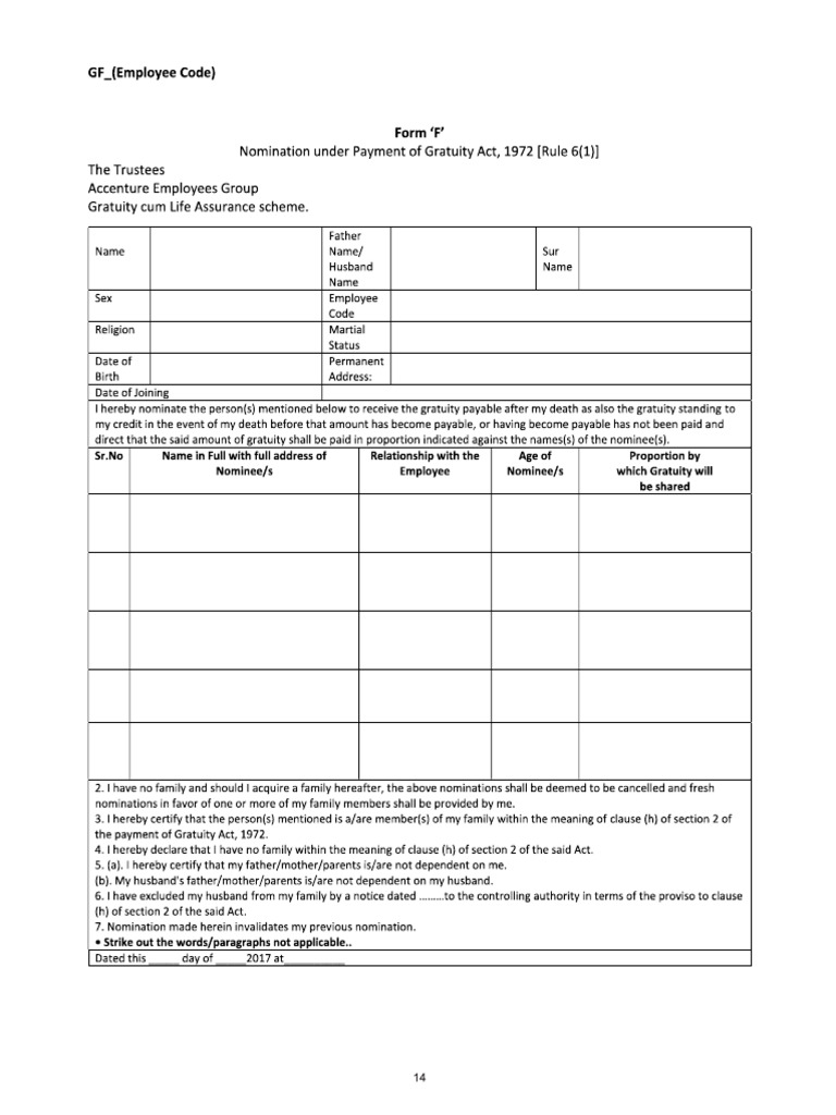 Form F | PDF