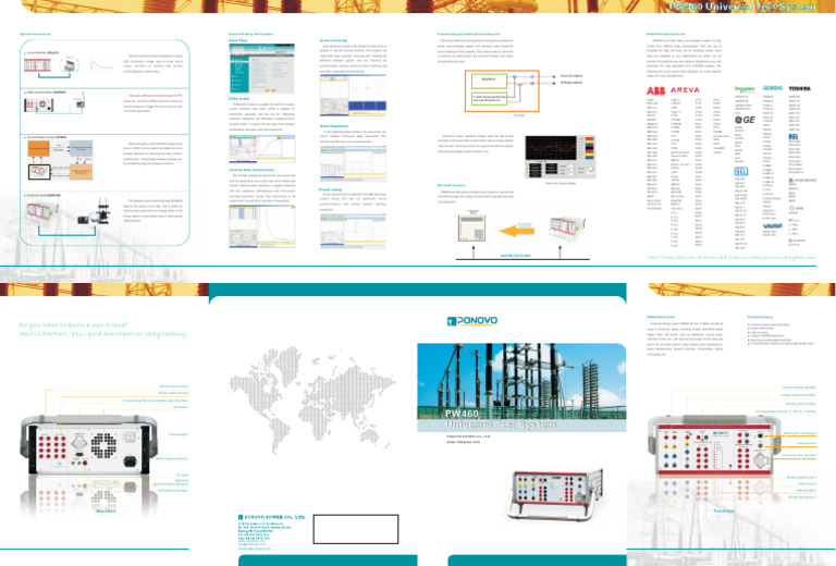 PW460 Brochure | PDF | Relay | Amplifier