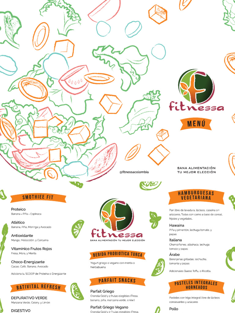 Fitnessa Menu Final | PDF