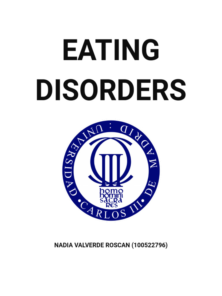 Addressing Eating Disorders in Society | PDF | Eating Disorder | Body Image