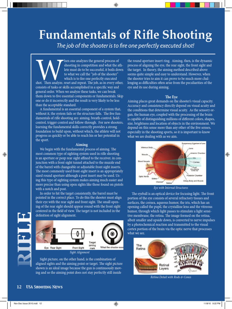 Fundamentals of Rifle Shooting | PDF | Eye | Myopia
