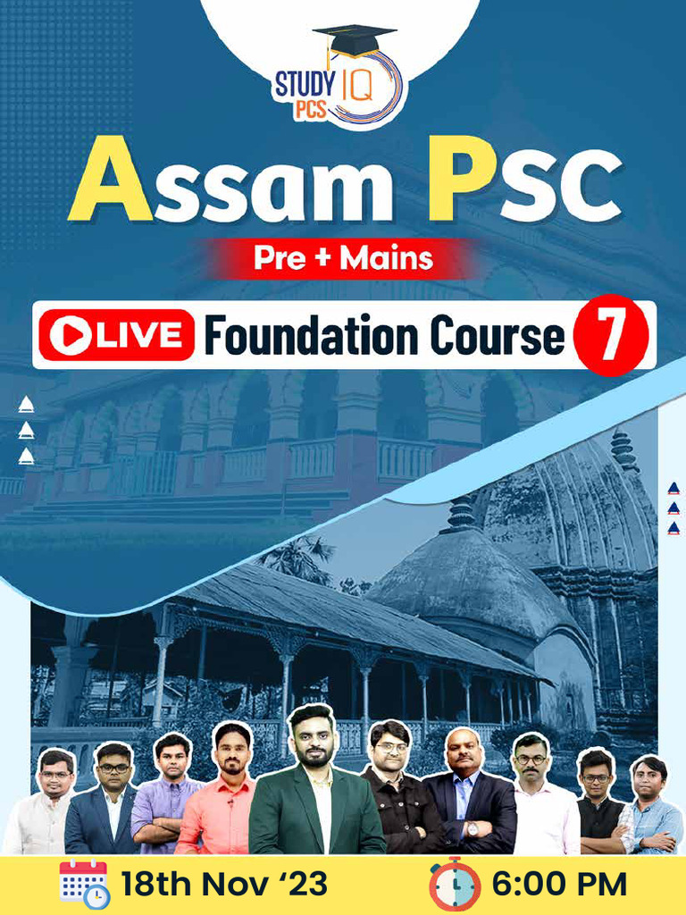 Assam PSC Study IQ Time Table | PDF | Mentorship