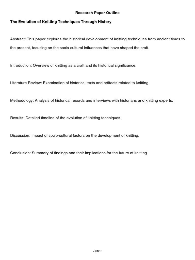 The Evolution of Knitting Techniques Through History | PDF