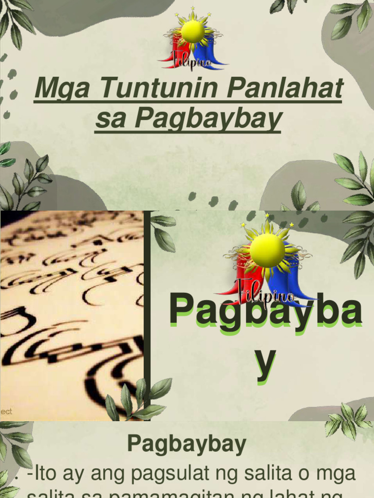Tuntunin Sa Pagbabaybay | PDF