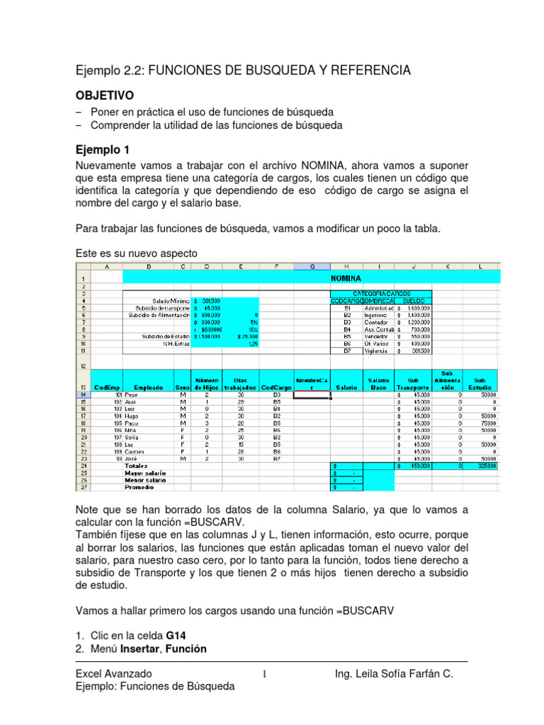 Ejemplo 2.2 Funciones de B Squeda | PDF