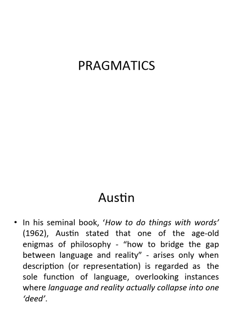Yes Austin Felicity Conditions | PDF | Semantics | Semiotics