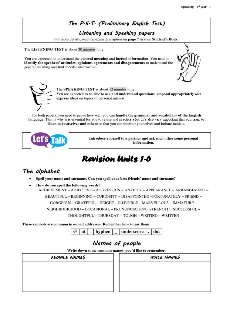 2021 - Speaking Booklet (Selection 1-12) | PDF | English Language | Hand