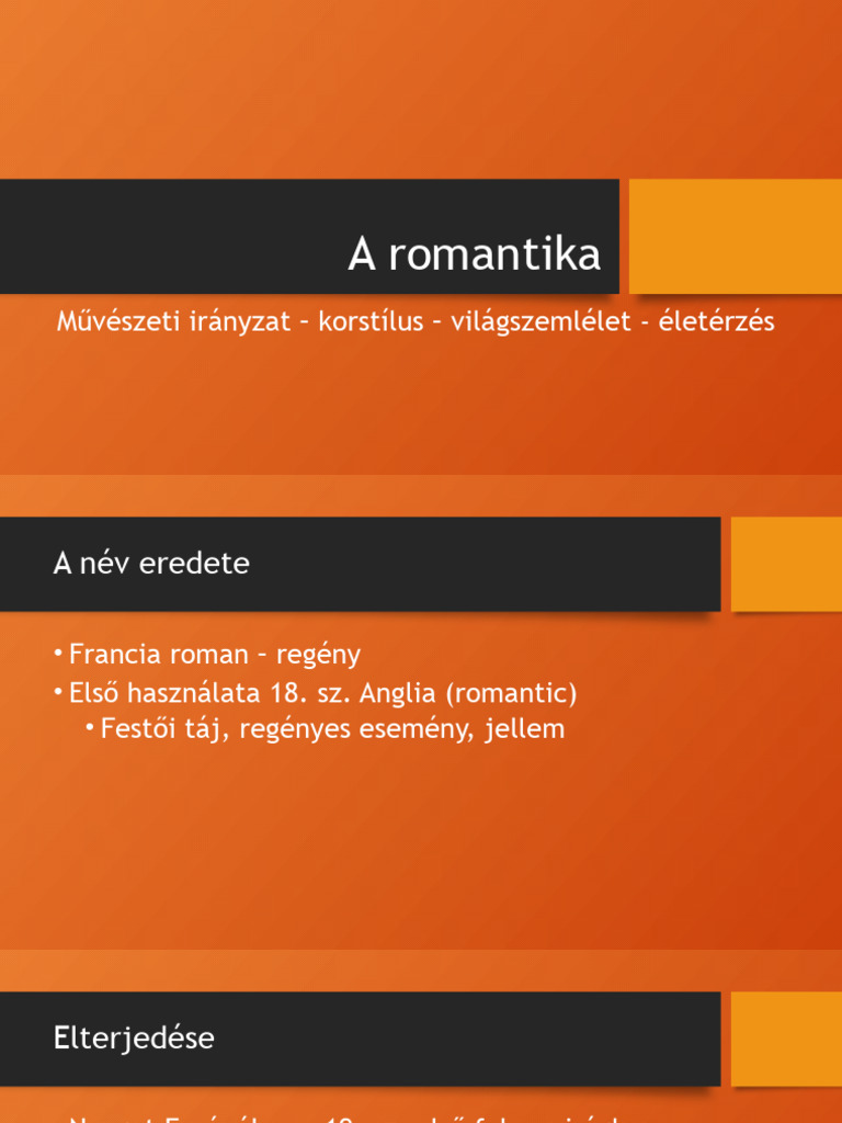 A Romantika | PDF