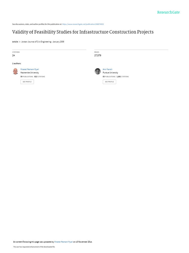 Validity of Feasibility | PDF | Feasibility Study | Internal Rate Of Return