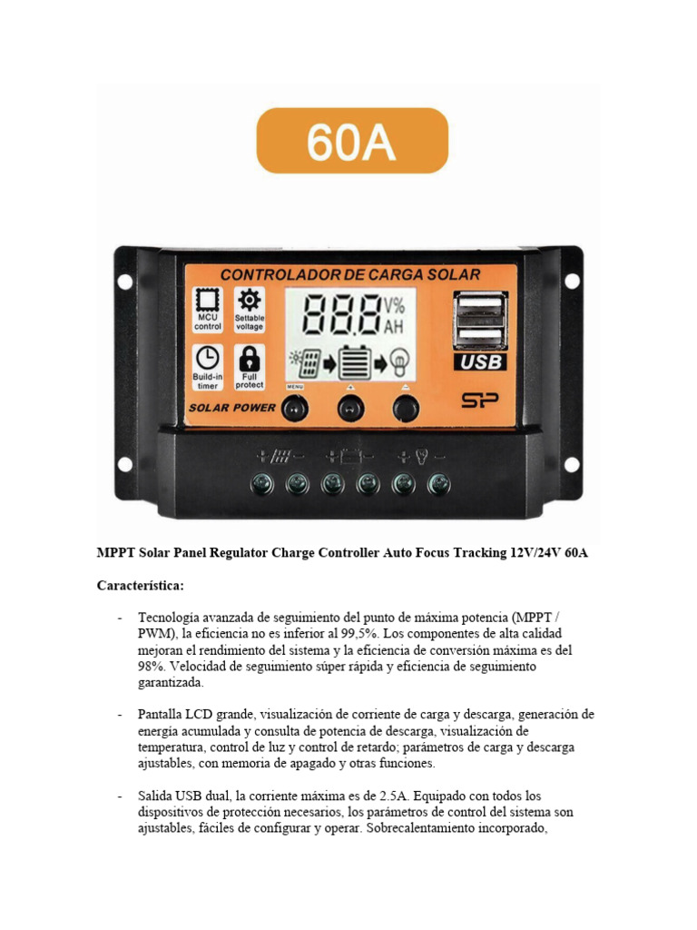 Pwm Solar Panel Regulator Charge Controller 12v24v Pdf Pantalla De 4995