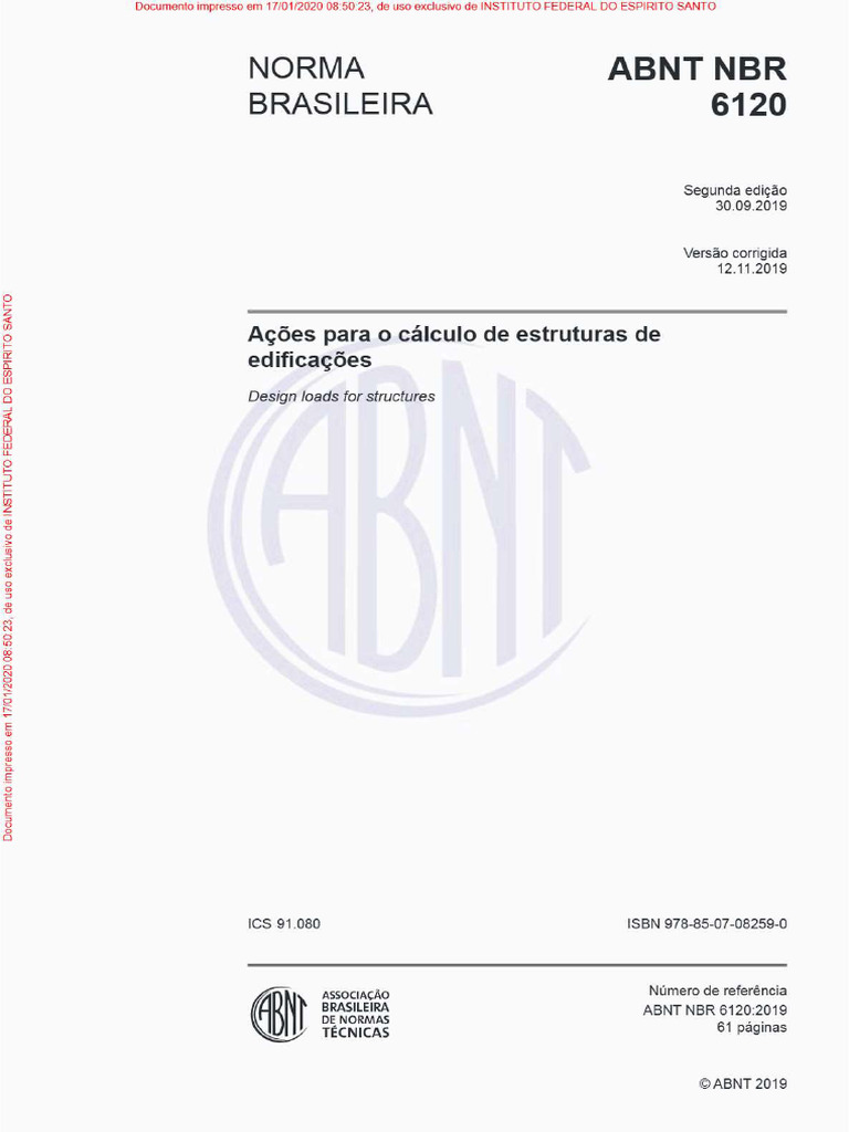 NBR 6120 | PDF