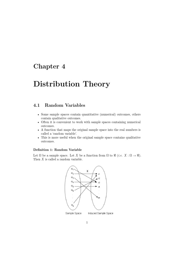 13.chapter4 Ditribution Theory Lesson1 | PDF | Probability Distribution ...