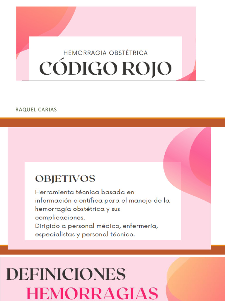 Codigo Rojo Raquel | PDF