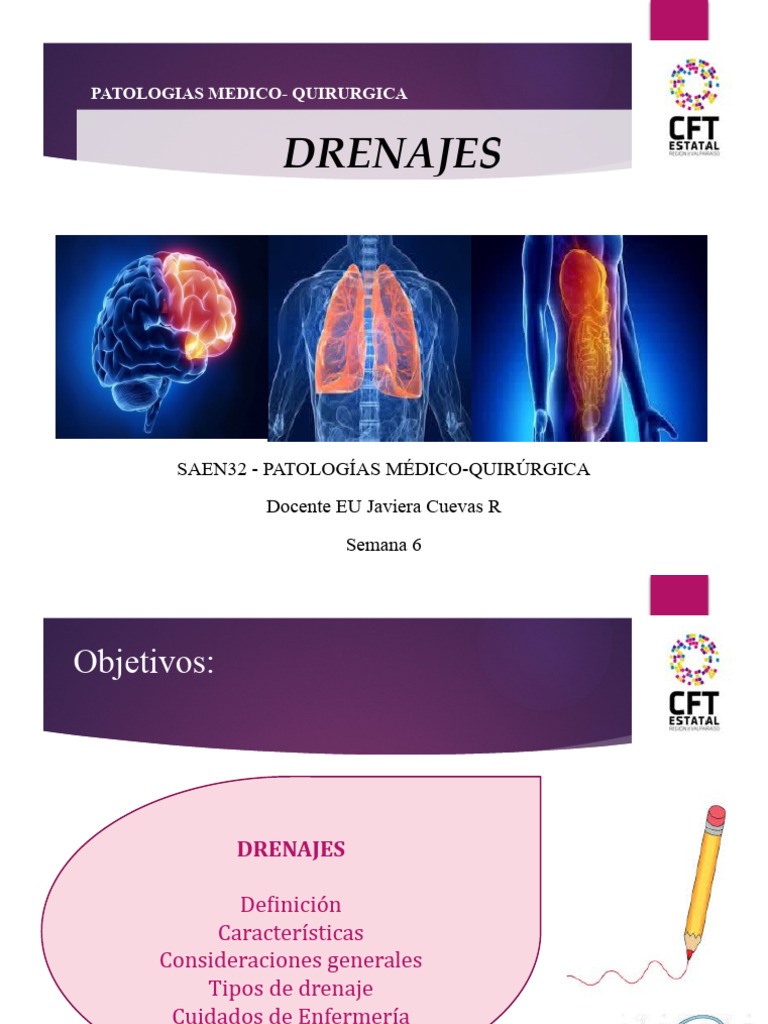 Semana 6 Drenajes | PDF | Cirugía | Medicina CLINICA