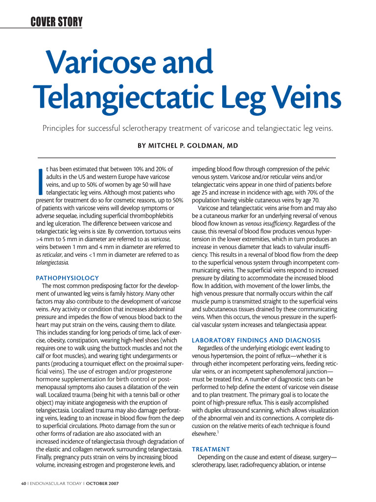 Evt1007 05 | PDF | Varicose Veins | Vein