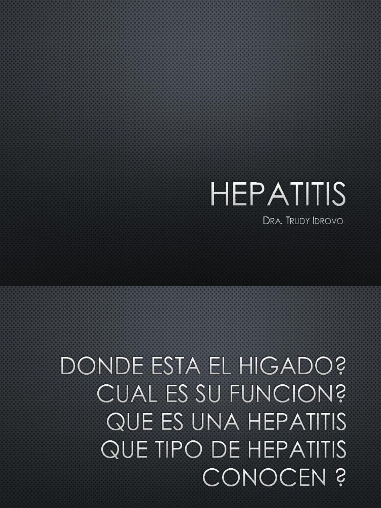 HEPATITIS | PDF | Hepatitis | Virus