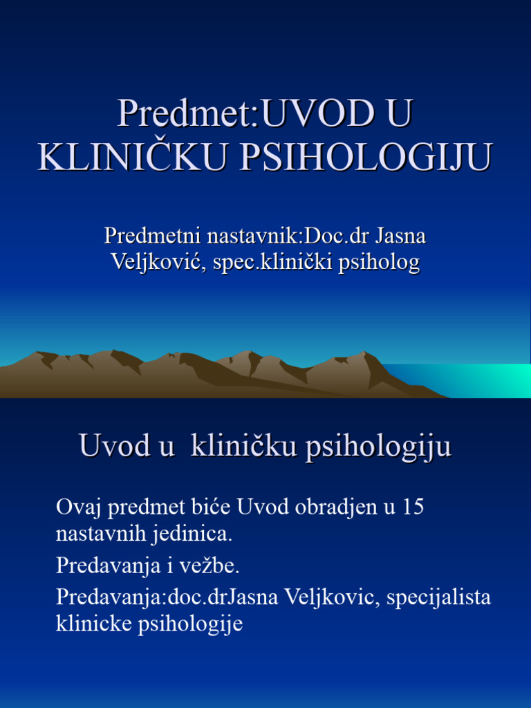 1 Klinicka | PDF