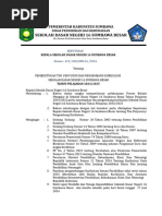 SK Pemberlakuan Penetapan KOSP Kurikulum Merdeka | PDF