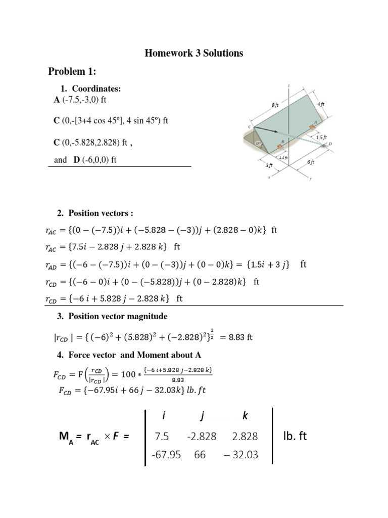 Homework 3 S23 Solution Pdf