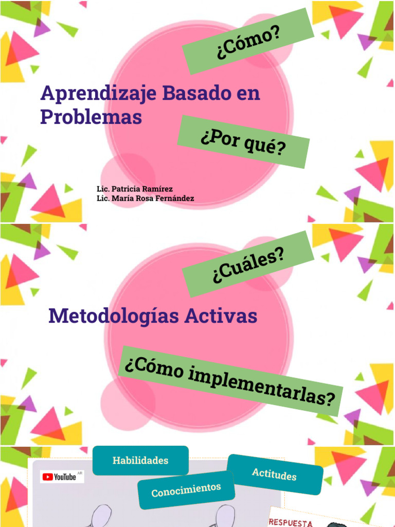 Aprendizaje Basado en Problemas y STEAM | PDF | Pensamiento | Método ...