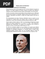 Modelo atómico de Nagaoka y Saturnino | PDF | Átomos | Núcleo atómico