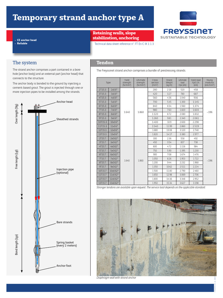 T - Temporary Strand Type A - en | PDF | Prestressed Concrete | Civil ...