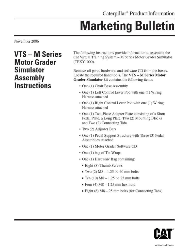 M Series Simulator AEXC0667 Assembly Instructions November 2006 | PDF ...