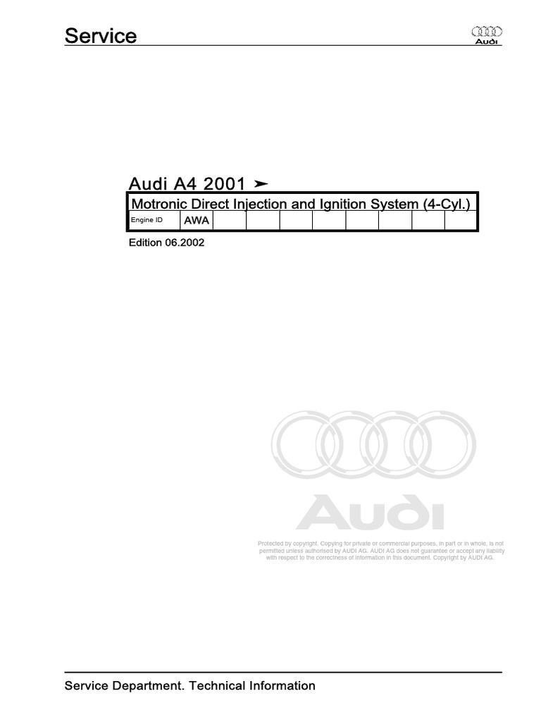 Motronic Direct Injection and Ignition System (4-Cyl) | PDF | Fuel ...