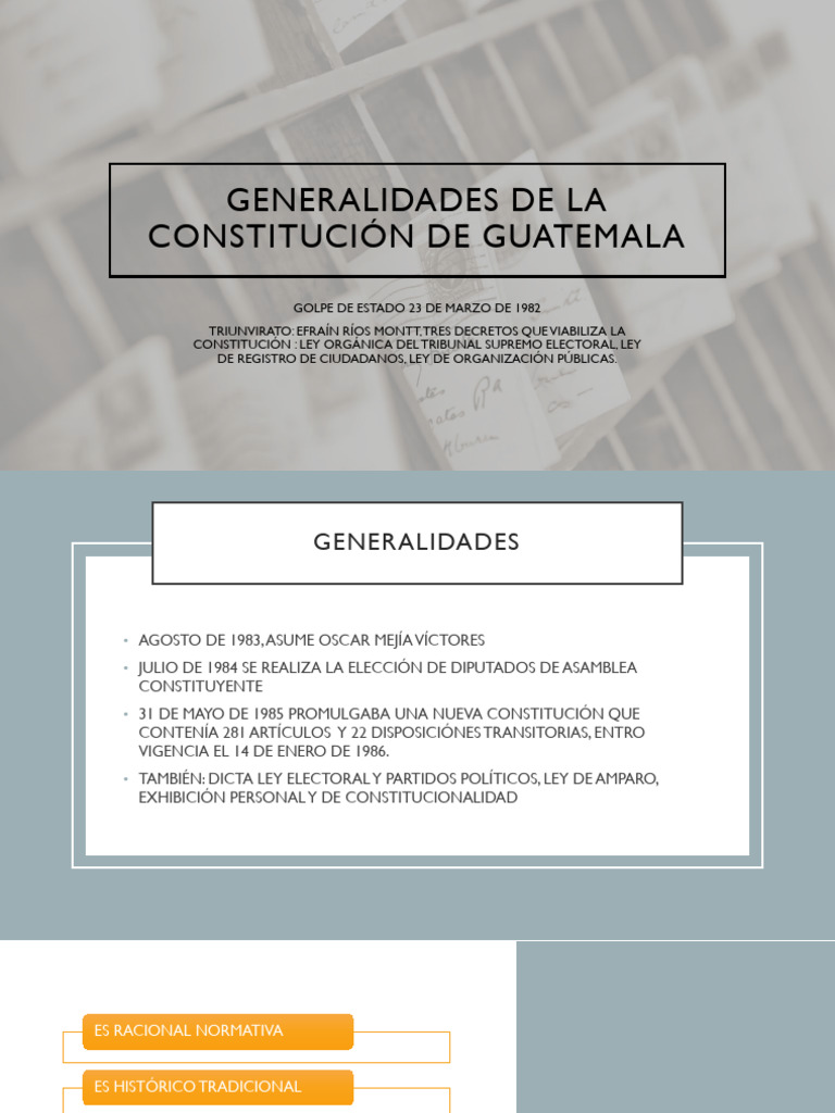 Constituci%c3%93n+de+Guatemala+Modulo+5 | PDF | Constitución | Guatemala