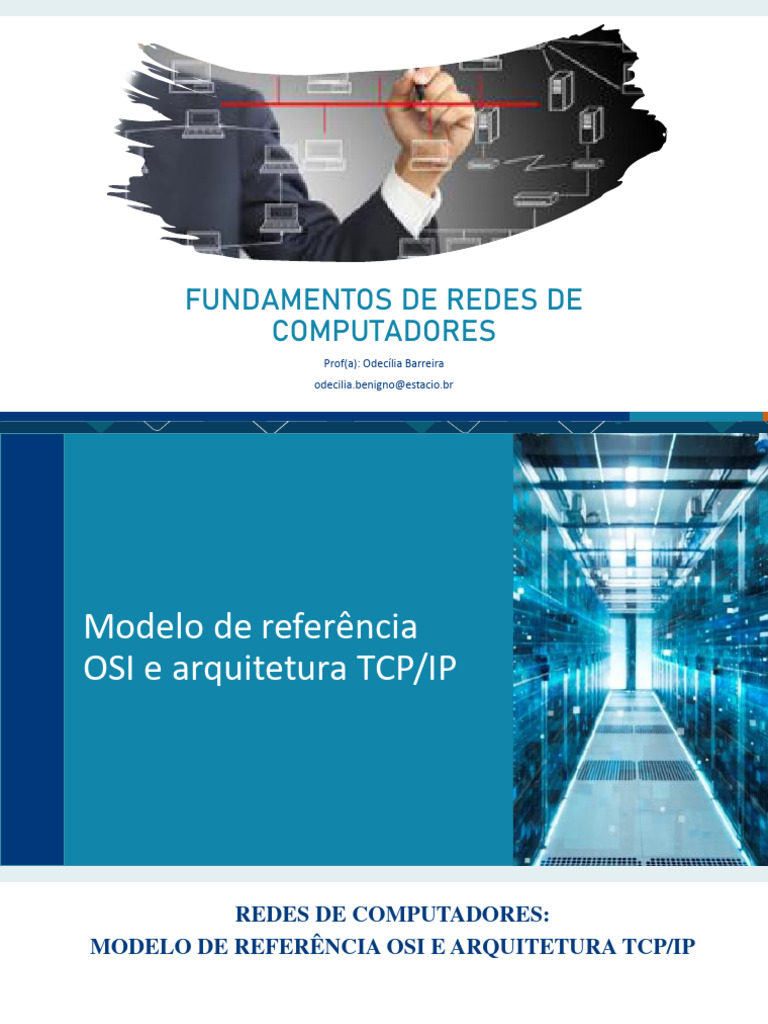 Aula_02_-_Fundamentos_de_Redes_de_Computadores | PDF | Modelo OSI | Rede de computadores