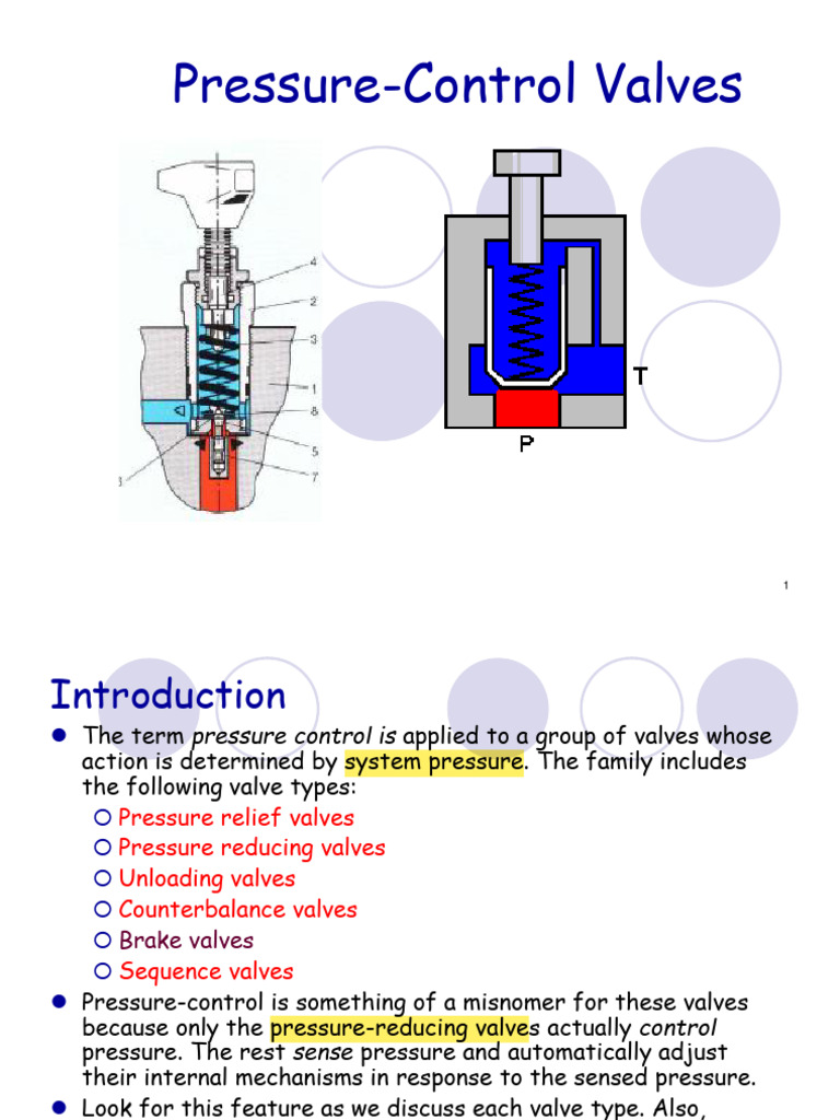 Types of Pressure-Control Valves Explained | PDF | Valve | Pump