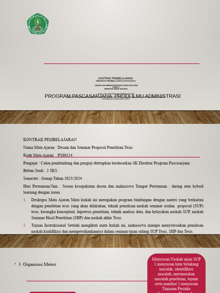 Pedoman Seminar Proposal Tesis | PDF | Seni