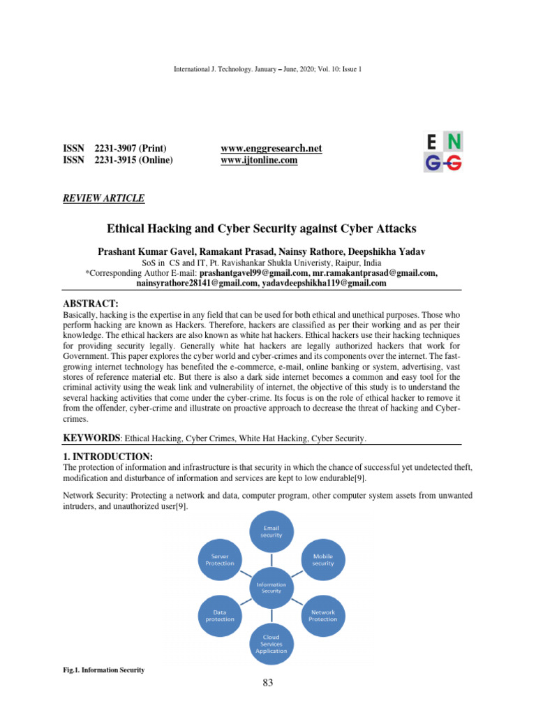 Ethical Hacking & Cyber Security Insights | PDF | Security Hacker ...