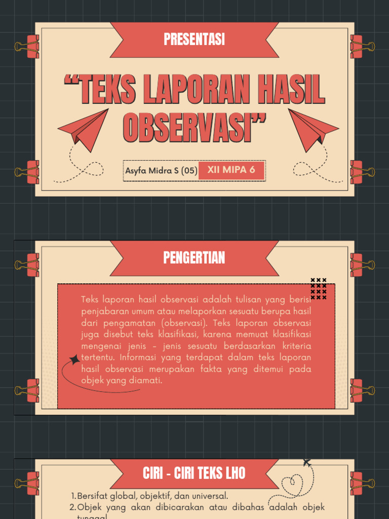 Hitam Dan Merah Vintage Geometris Transformasi Digital Presentation ...