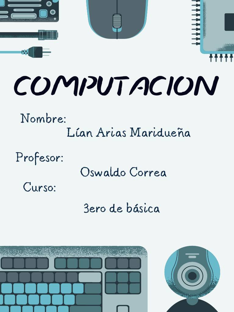 Documento A4 Portada Informática y Tecnología Ilustrado Gris y Verde | PDF