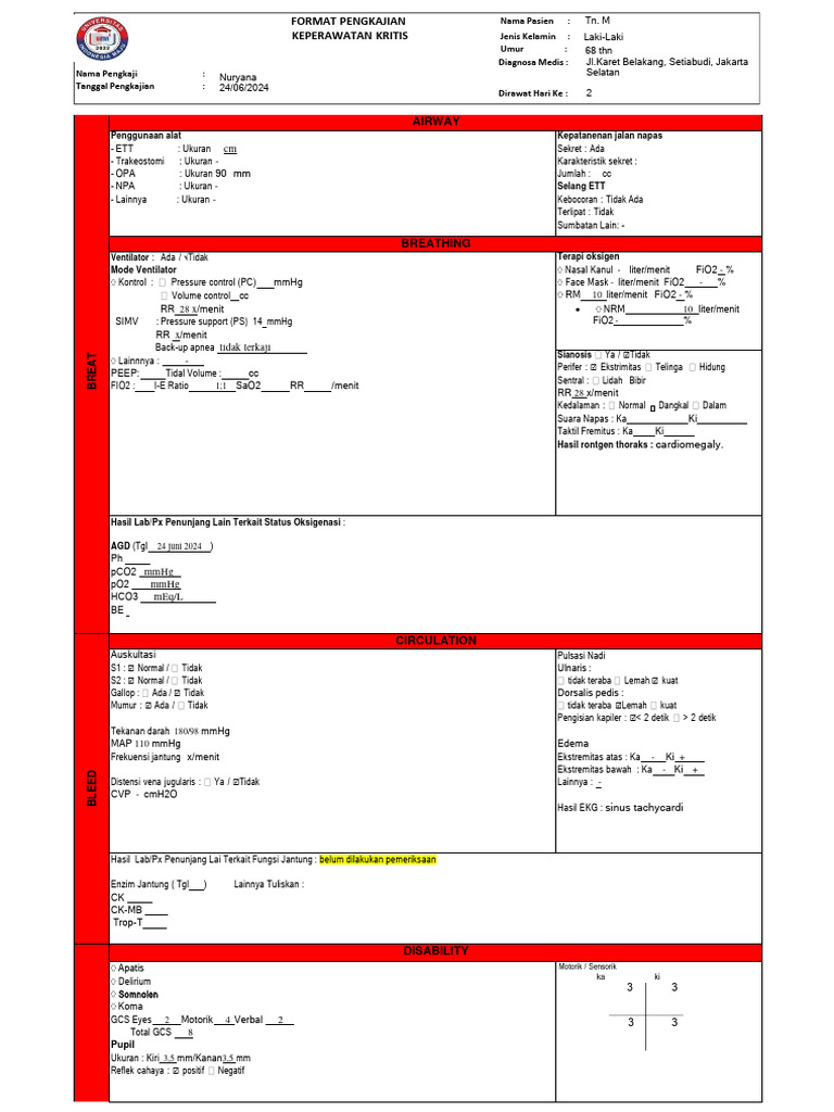 Askep ICU-Stroke-Yana | PDF
