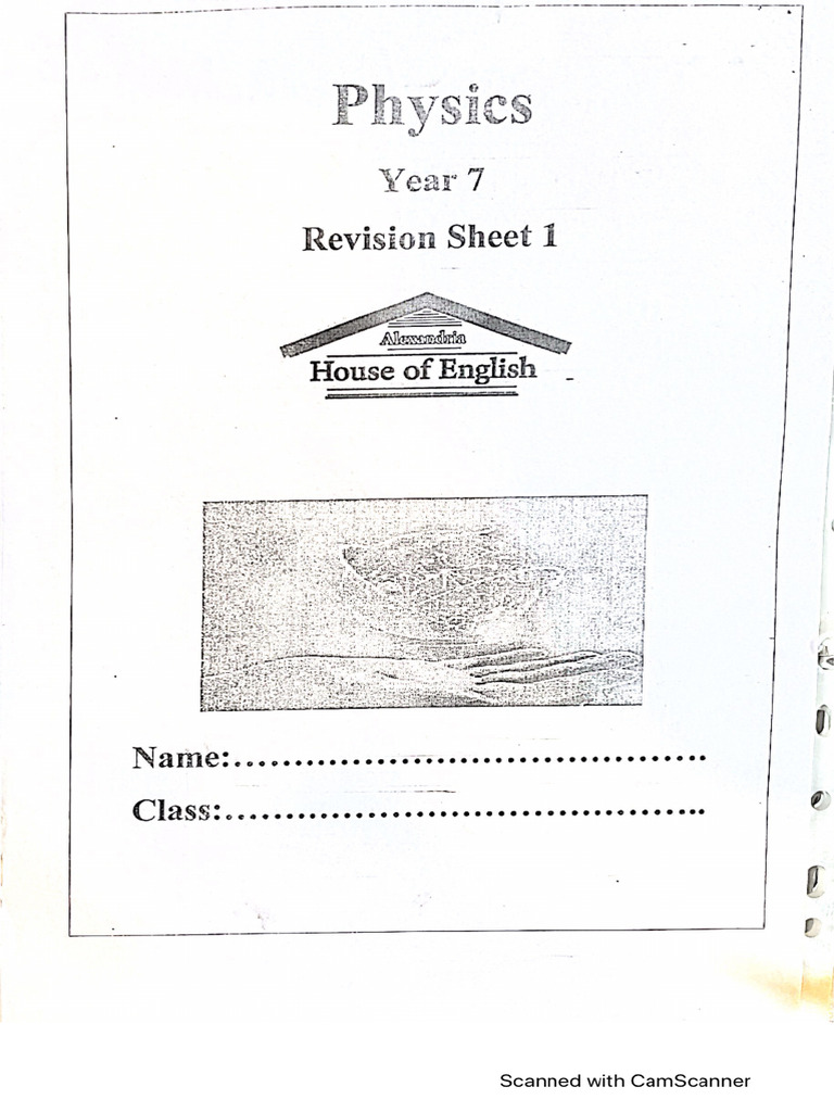 Revision Sheet 1 (1st Term) | PDF