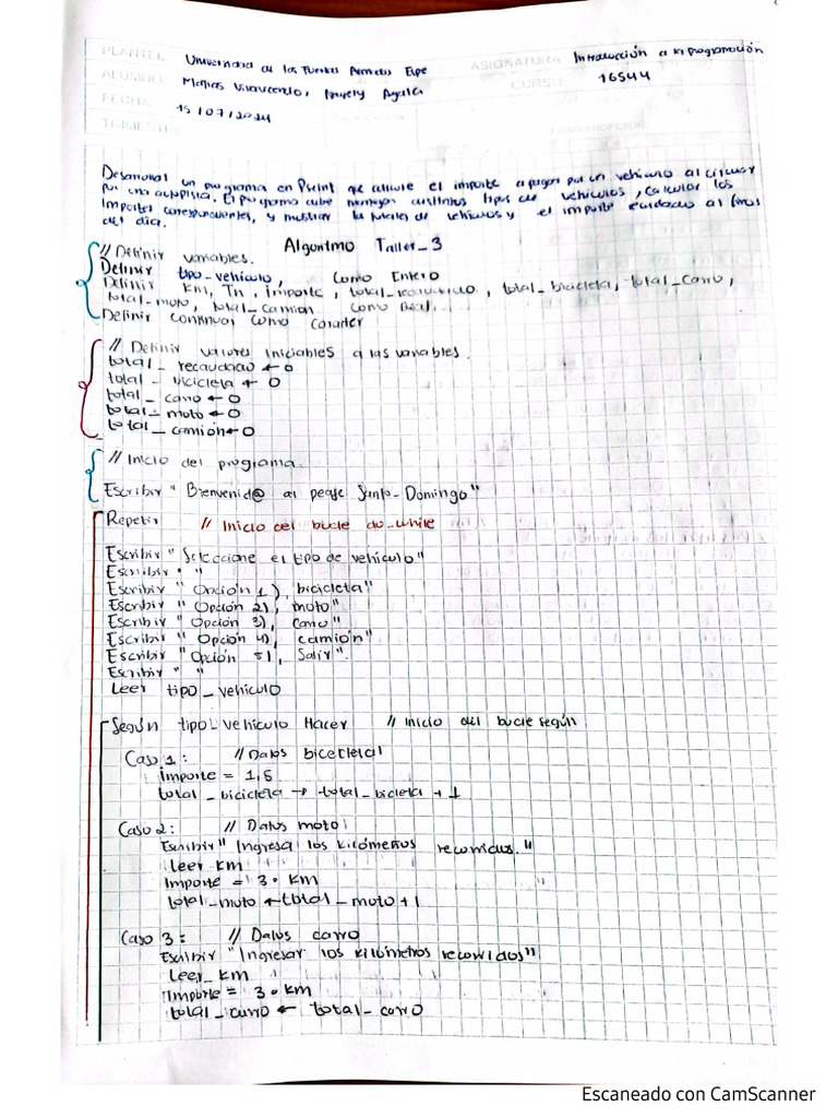 Taller 3 - SEM5 | PDF