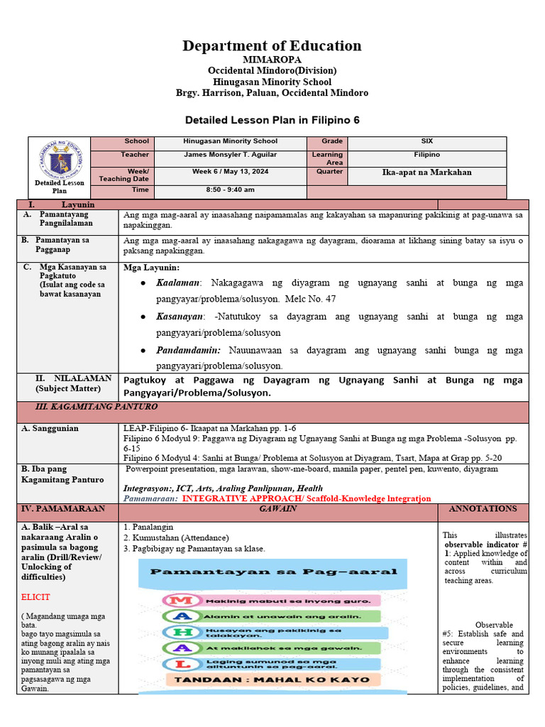 COT Filipino 6 Q4 | PDF