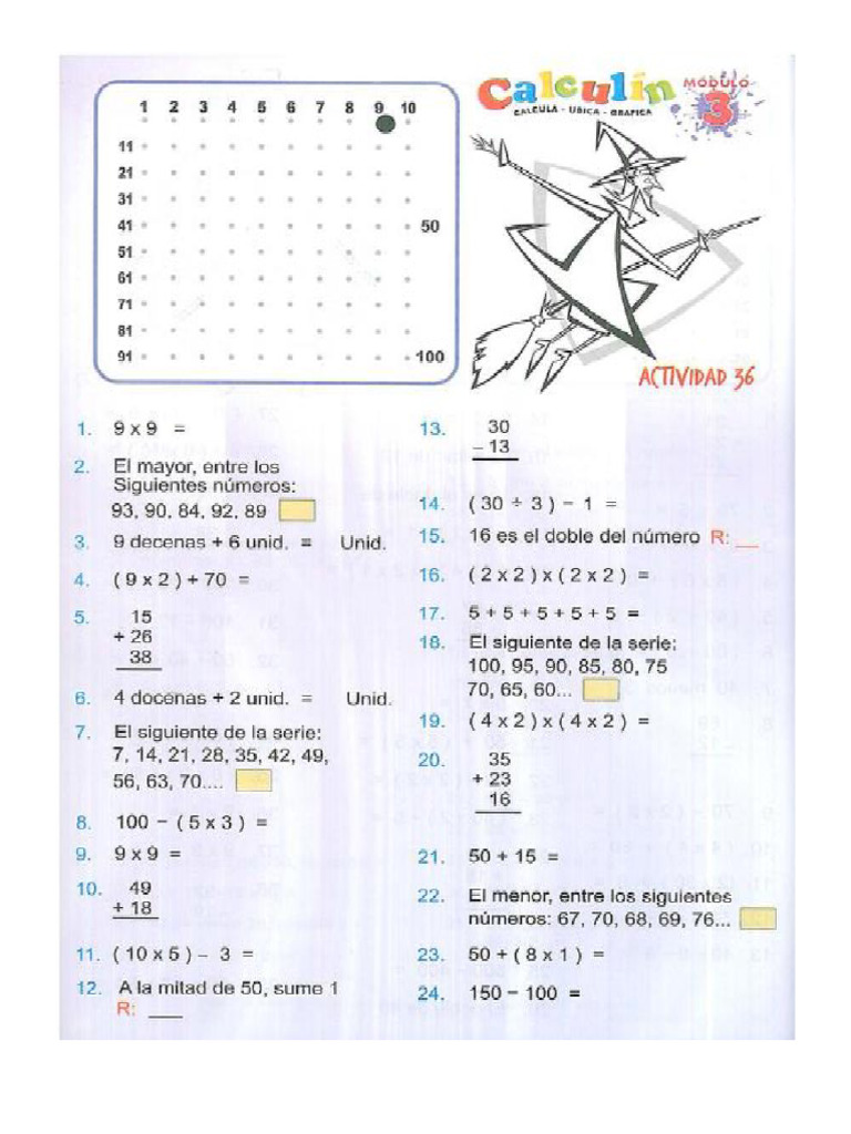 calculín 3°3 | PDF