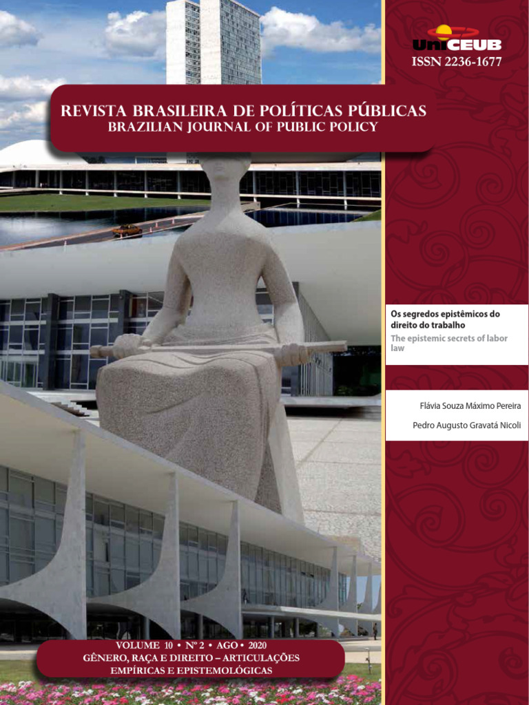 NICOLI, Pedro Augusto Gravatá, PEREIRA, Flávia Souza Máximo. Os ...